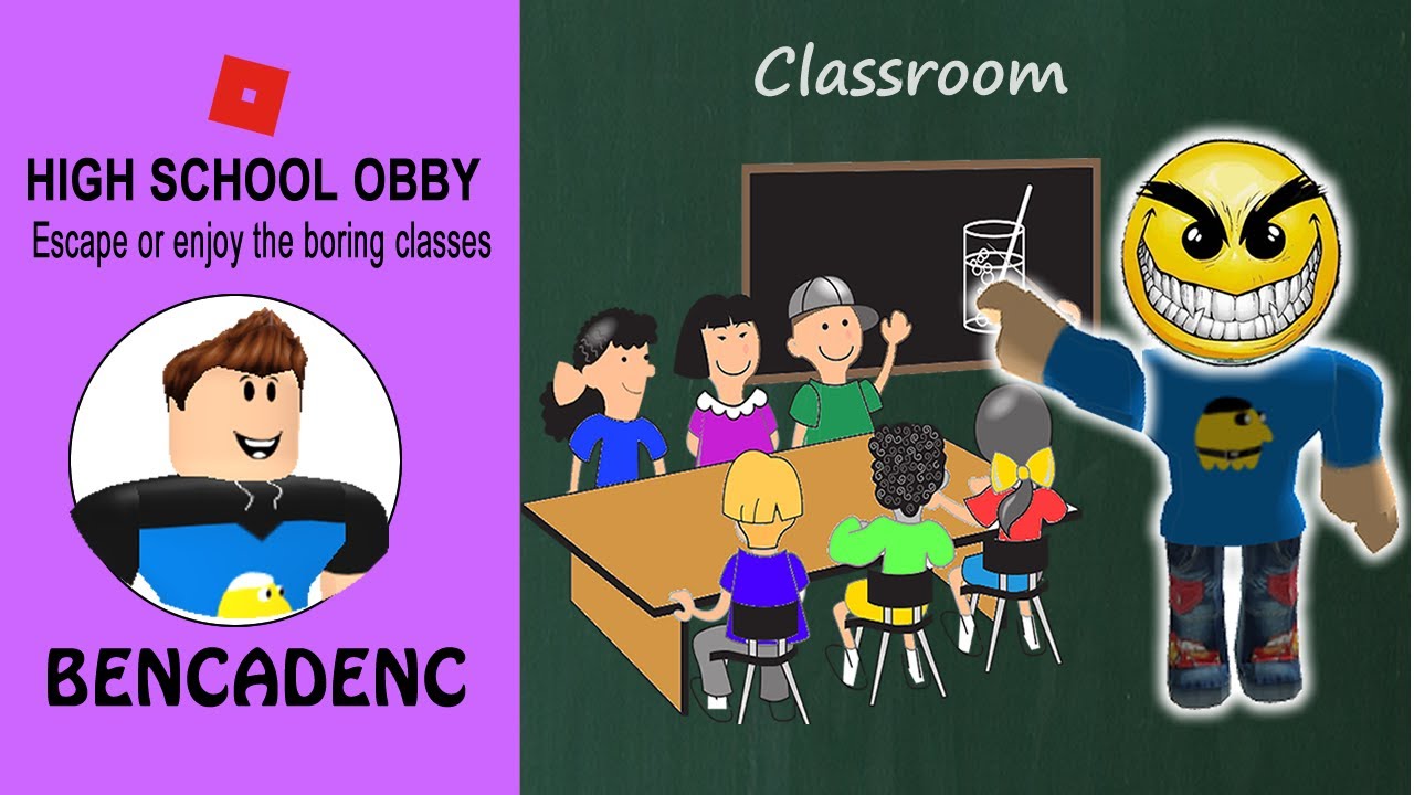 ROBLOX ADVENTURE | ESCAPE HIGH SCHOOL OBBY OR ENJOY THE MOST BORING ...