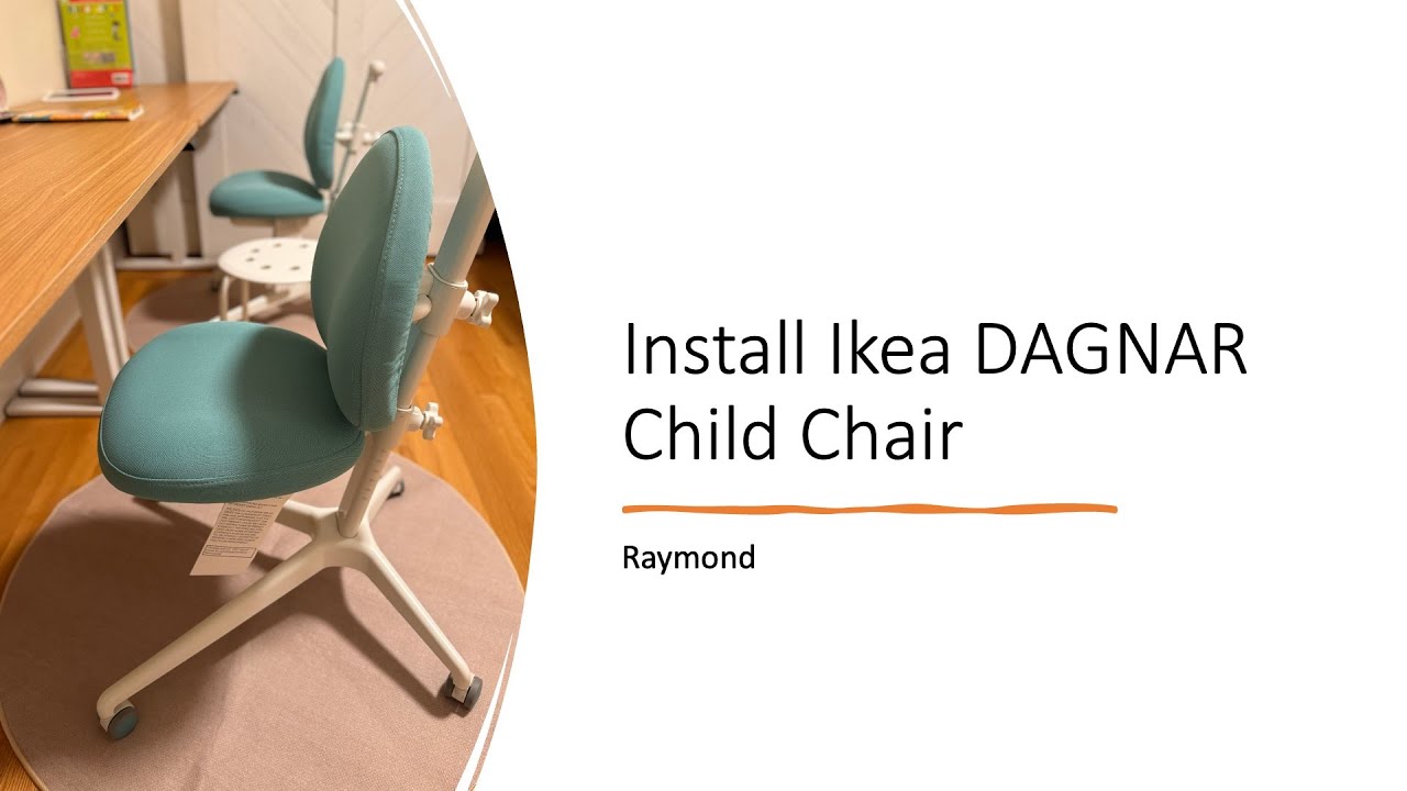 ikea dagnar chair for kid - YouTube