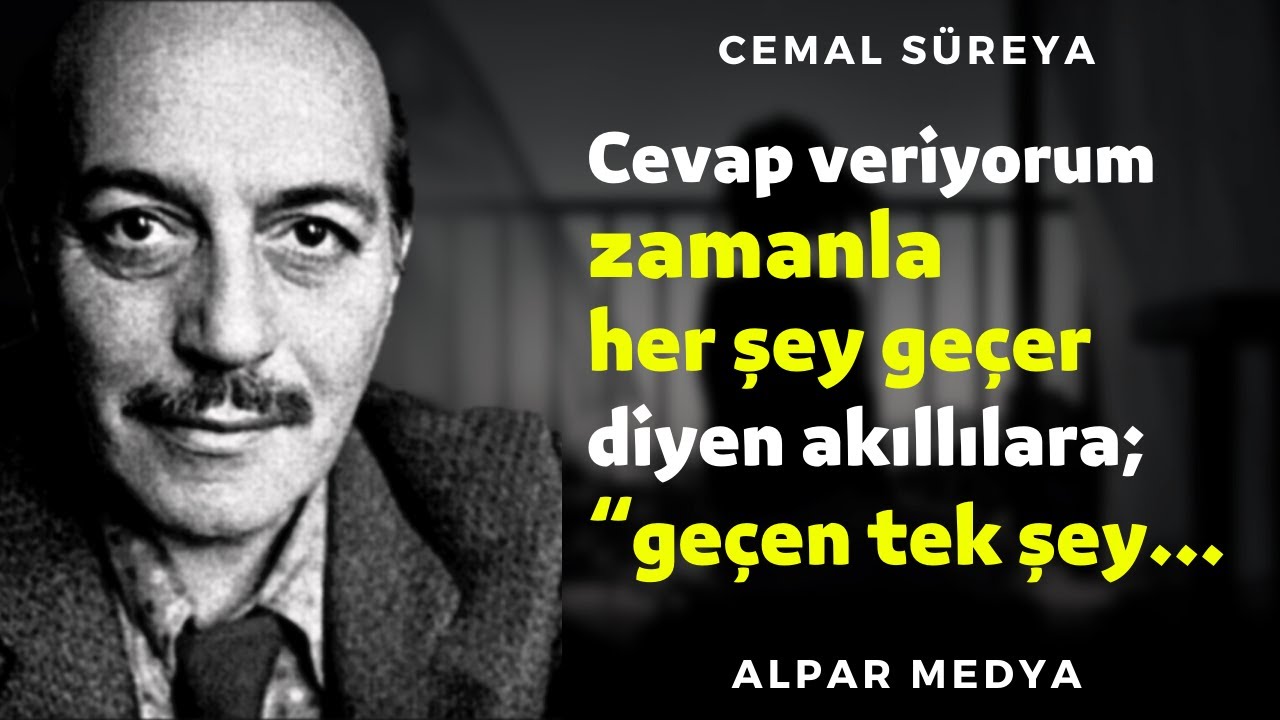 Cemal Süreya Şiirleri I Cemal Süreya Sevda Sözleri - Cemal Süreya Dinle ...