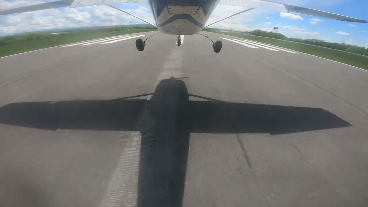 Cessna 182N Landing Sportsman STOL kit - YouTube