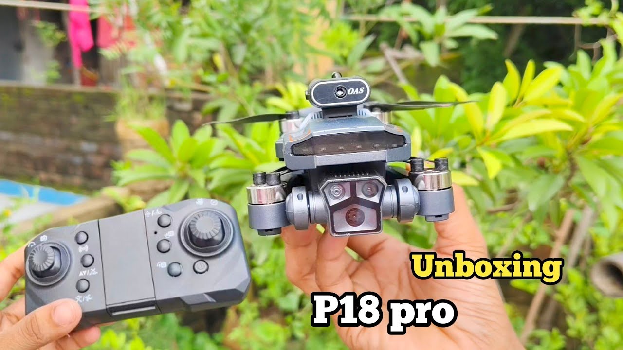Best Drone With 4K Camera 3k Under P18 Pro Unboxing & Full Review - YouTube