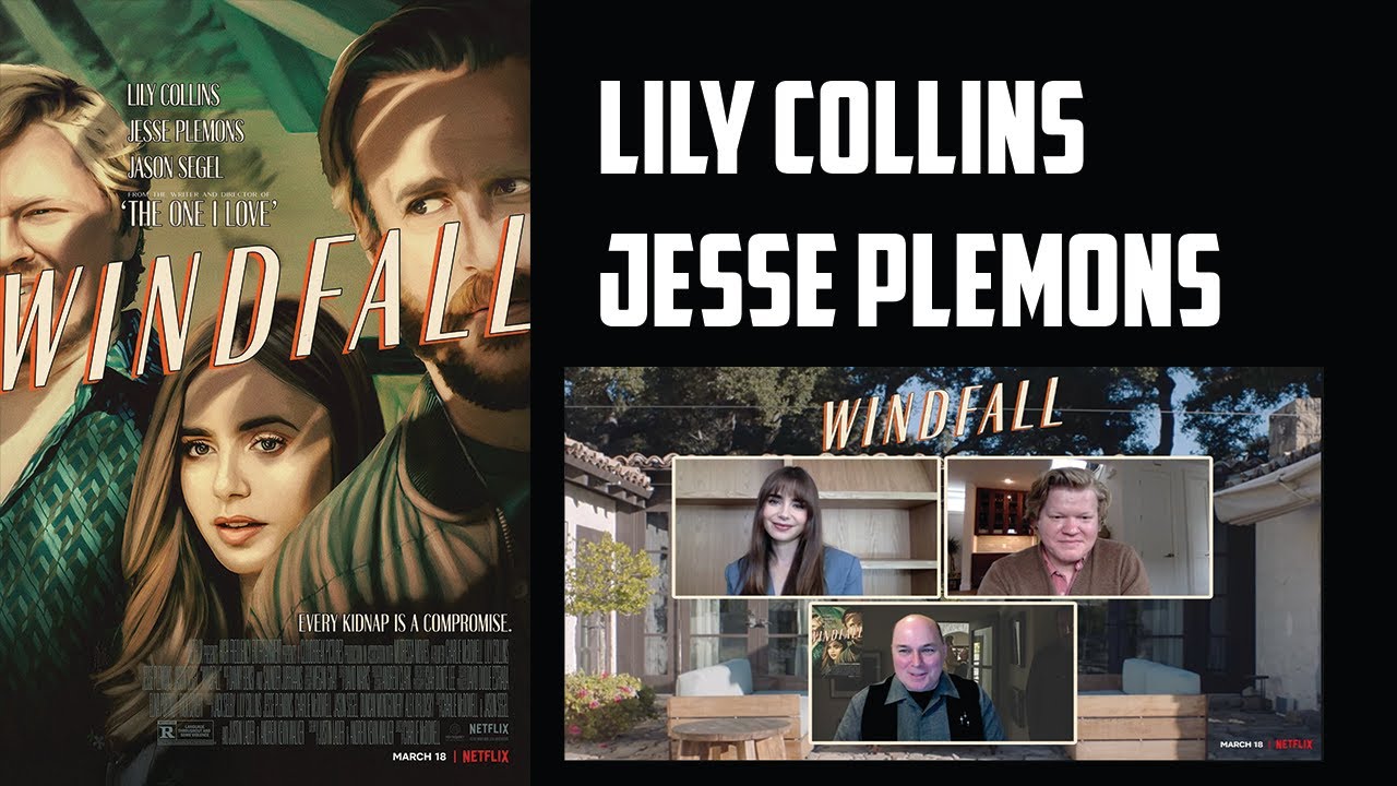 Lily Colins & Jesse Plemons Interview - Windfall (Netflix) - YouTube