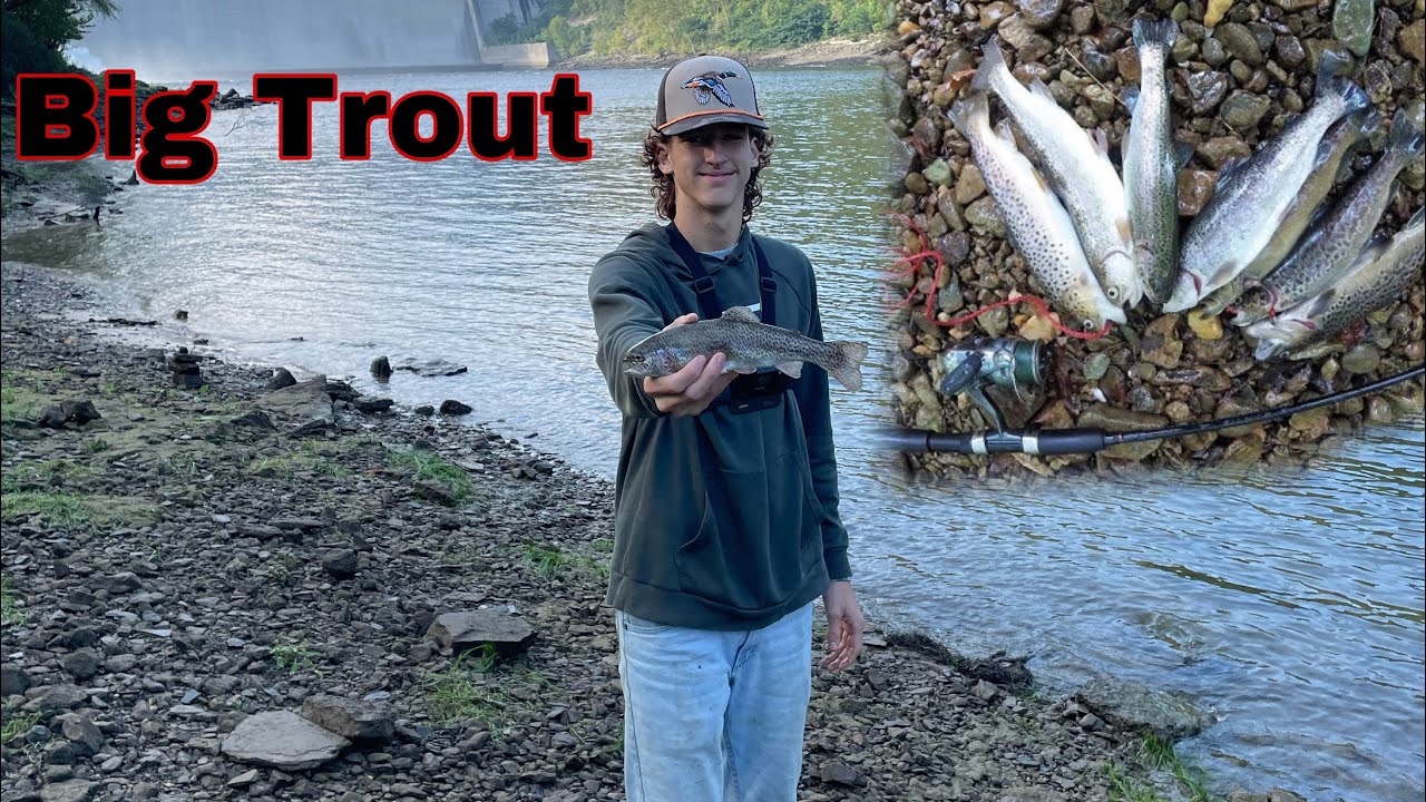 Trout Fishing at Wolf Creek Dam - YouTube