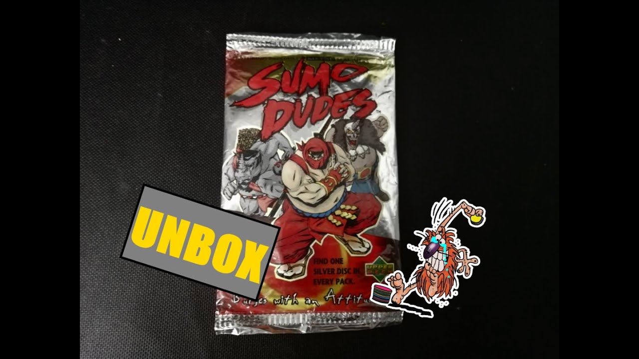 SUMO DUDES POG 1995 UNBOX Collector's Crime . - YouTube