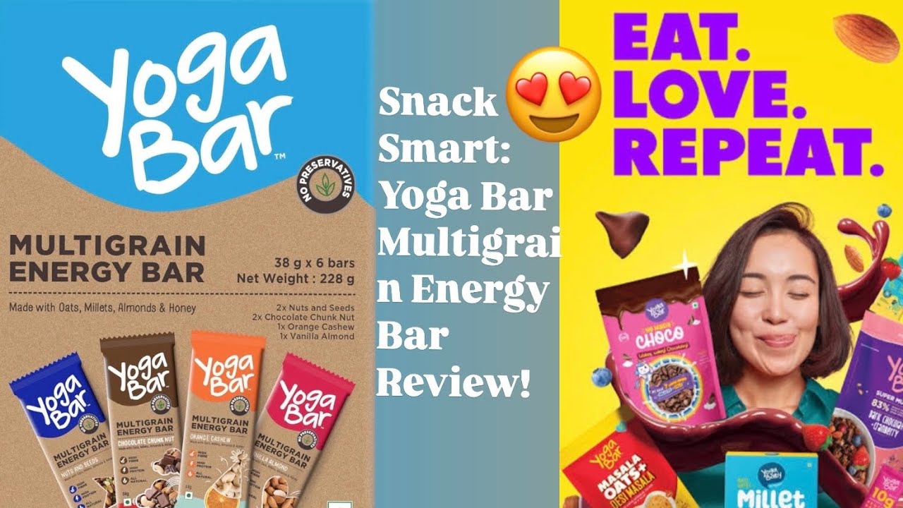 Snack Smart: Yoga Bar Multigrain Energy Bar Review! - YouTube