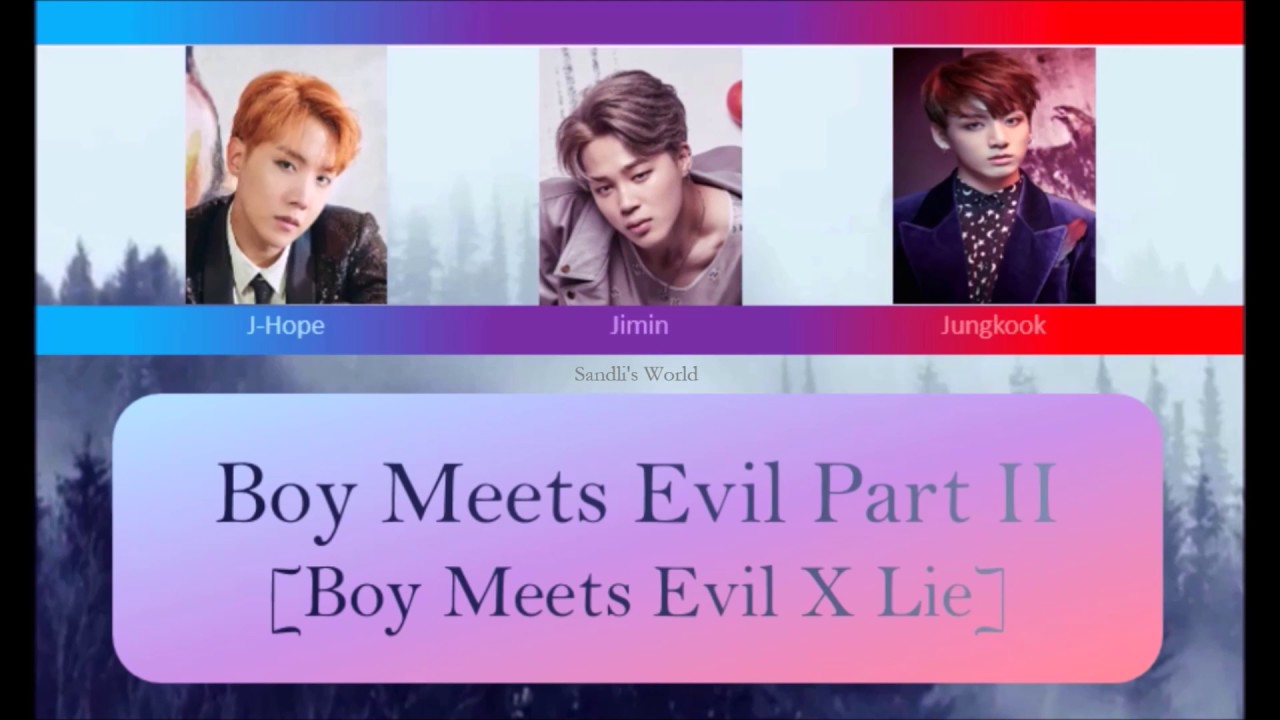 BTS Boy Meets Evil Part 2 (Boy Meets Evil X Lie) Lyrics [Color Coded ...