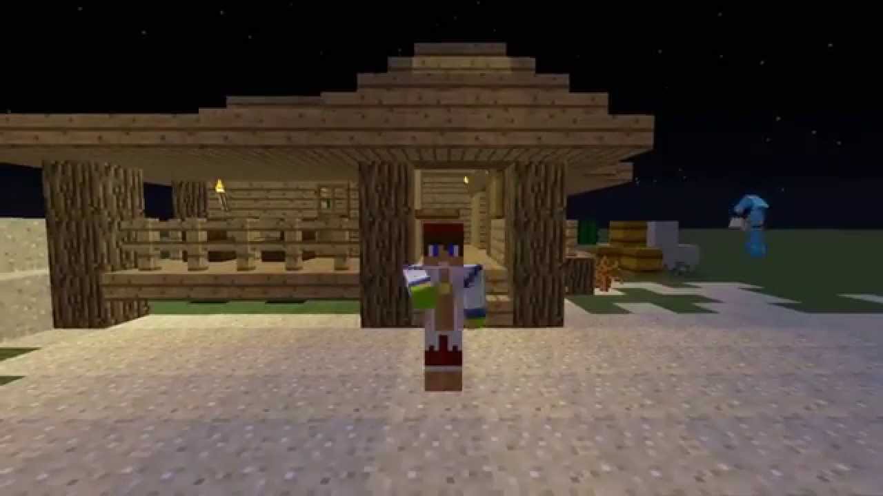 Minecraft Costruzione Far West - YouTube