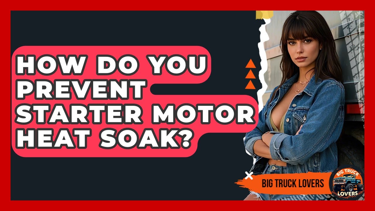How Do You Prevent Starter Motor Heat Soak? - Big Truck Lovers - YouTube
