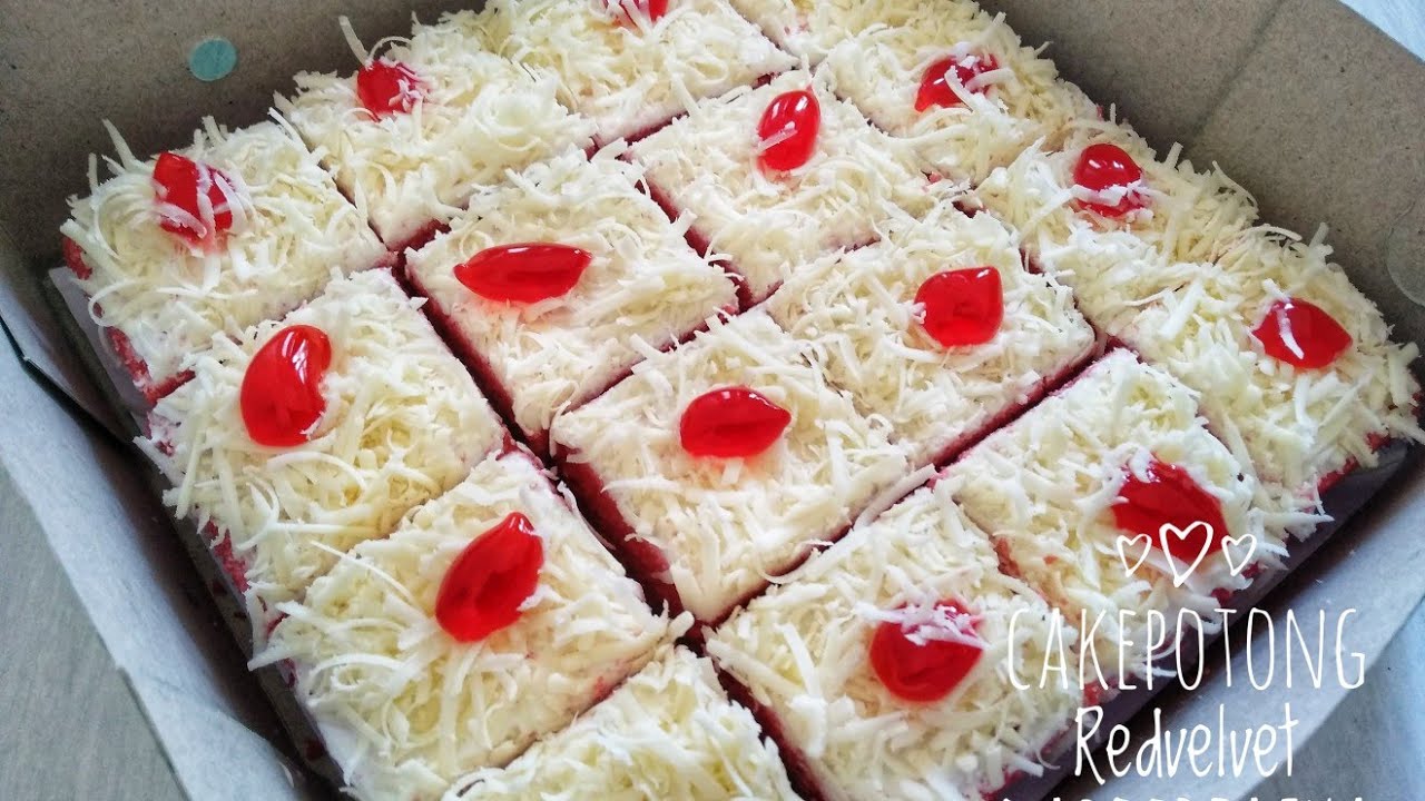 Cake potong red velvet - YouTube