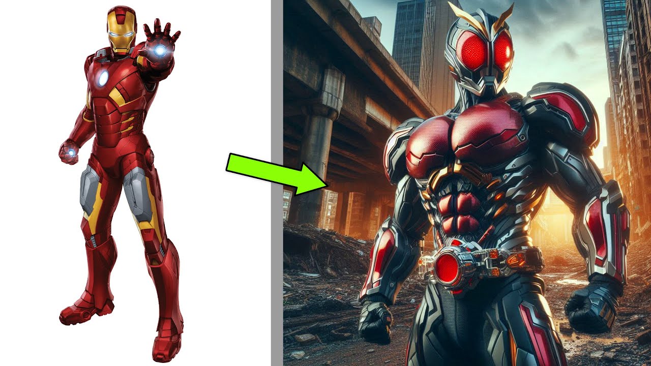 AVENGERS But KAMEN RIDER VENGERS 🔥 All Characters (marvel & DC) 2024💥 ...