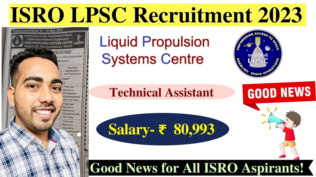 ISRO LPSC RECRUITMENT 2023 | Short Notice | LPSC Vacancy 2023 - YouTube