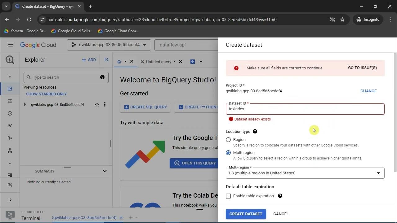 Course4 Dataflow Qwik Start Templates Youtube