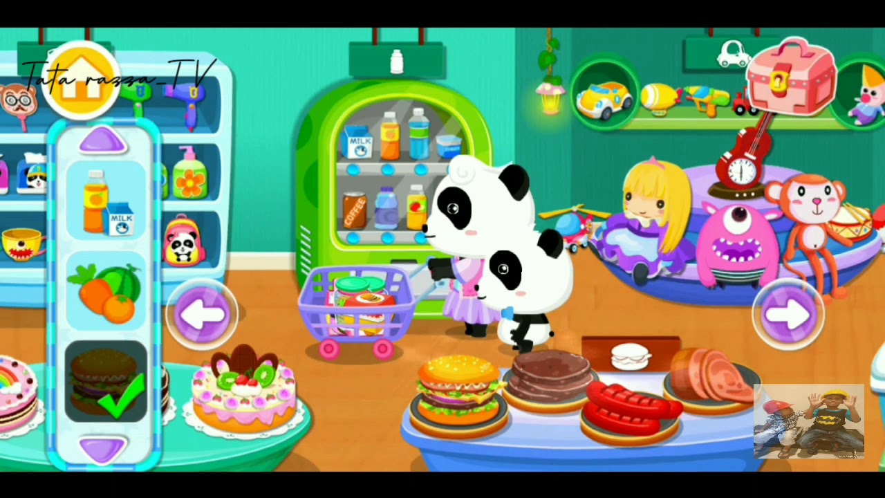 Babybus game pasar bayi panda - YouTube