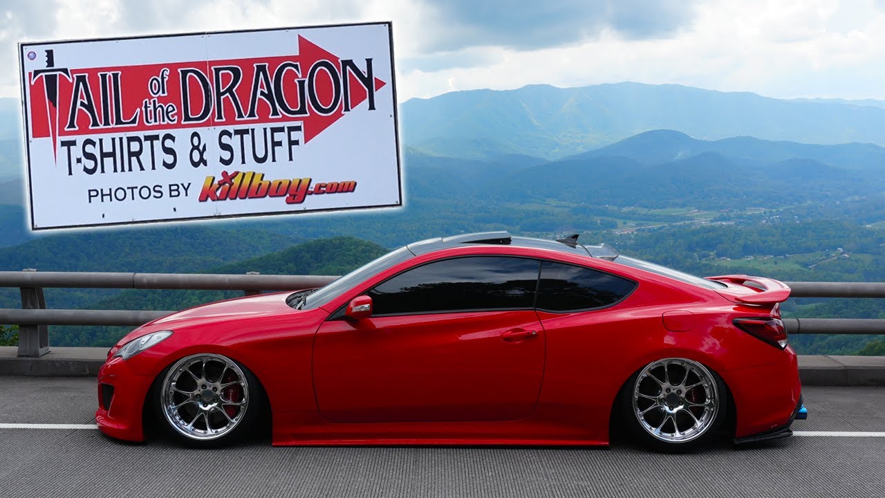 Taking My Cambered & Bagged Genesis Coupe On The Tail of The Dragon ...