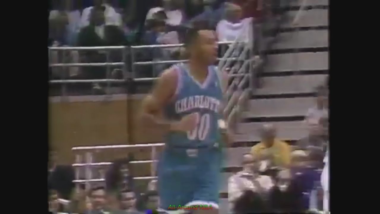 Dell Curry 26 Points 5 Ast @ Jazz, 1991-92. - YouTube
