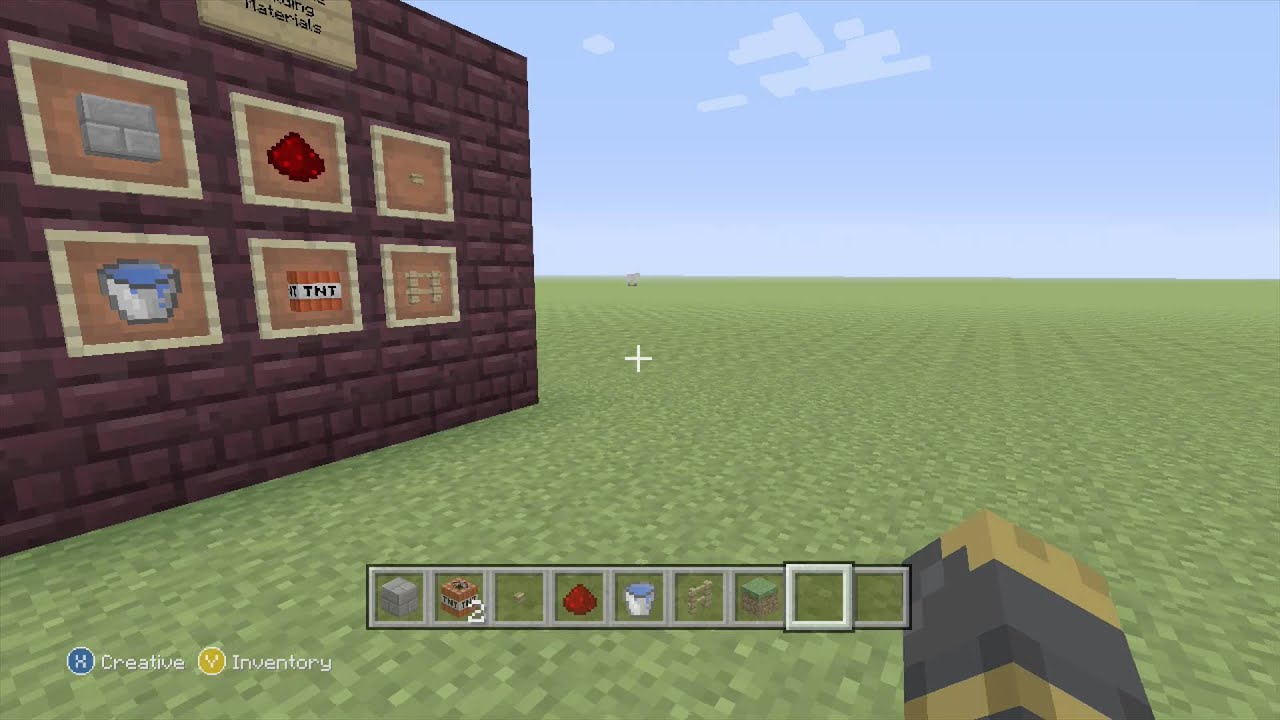 How to build a TNT trampoline in Minecraft Xbox 360 edition - YouTube