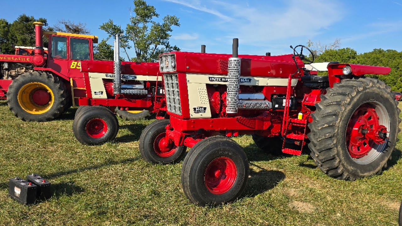 Rare Red Muscle Tractors Plus 28 Others to Sell at Auction! - YouTube