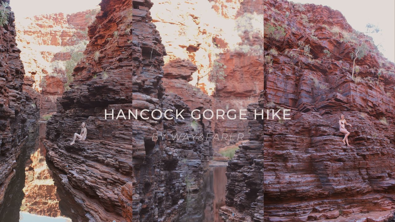 Hiking & Swimming through Hancock Gorge - Karijini NP - YouTube