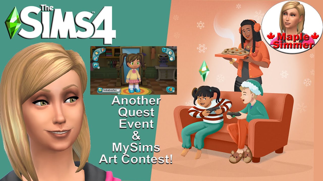 Another Sims 4 Quest Event & MySims Art Contest! (Sims News) - YouTube