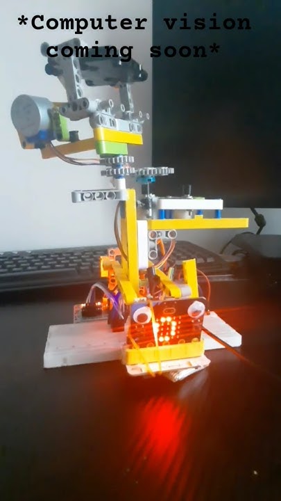 Sentry gun (part 1) #robotics #arduino #engineering #breadboard - YouTube