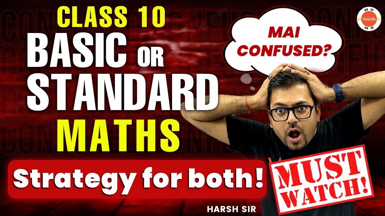 Difference Between Basic Standard Maths Class 10 CBSE Harsh Sir difference-between-basic-standard-maths-class-10-cbse-harsh-sir