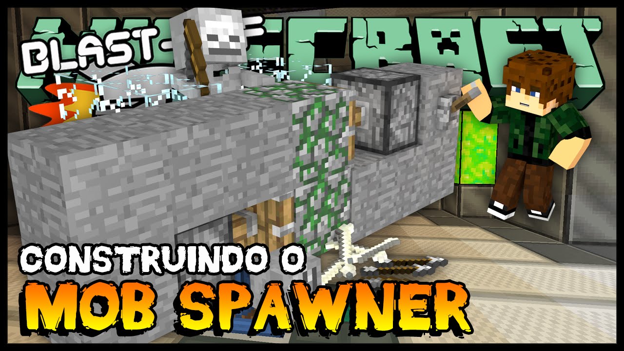 Construindo o Mob Spawner - Blast off #15 (Minecraft 1.7.10 HQM) - YouTube