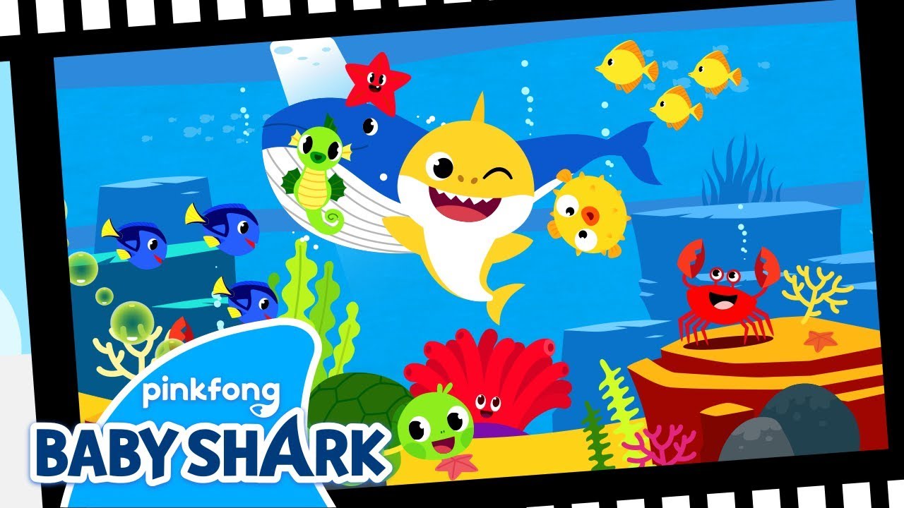 Colors in the Sea | Sing Along with Baby Shark | Baby Shark Songs ...
