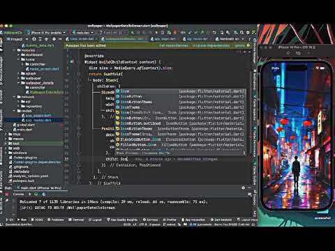 Dummy walpaper creat with Flutter || Dart - YouTube