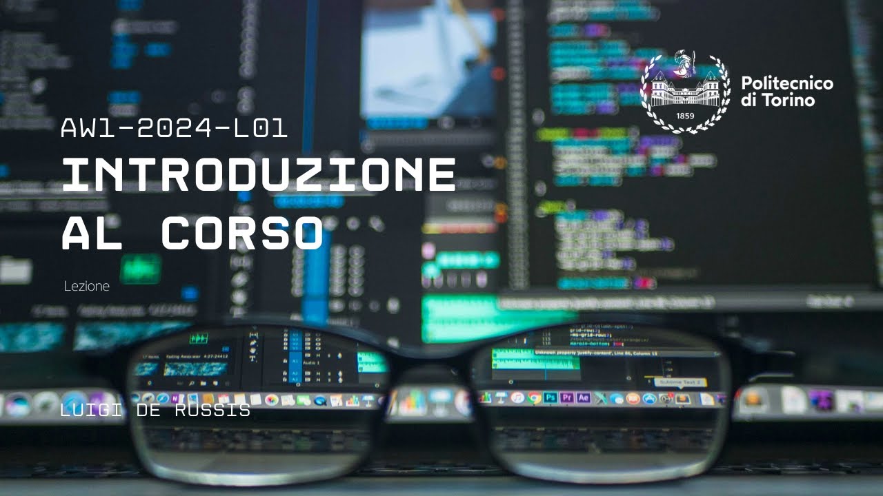 AW1-2024-L01: Introduzione al corso - YouTube