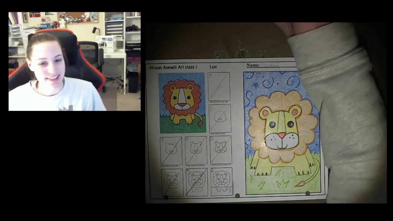 African Animals Step by Step Draw 1: Lion - YouTube