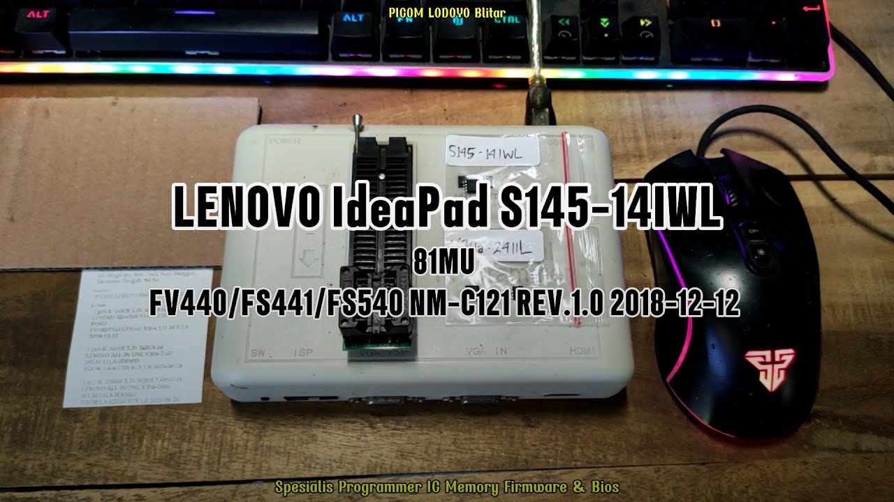 LENOVO IdeaPad S145-14IWL 81MU FV440/FS441/FS540 NM-C121 REV.1.0 2018 ...