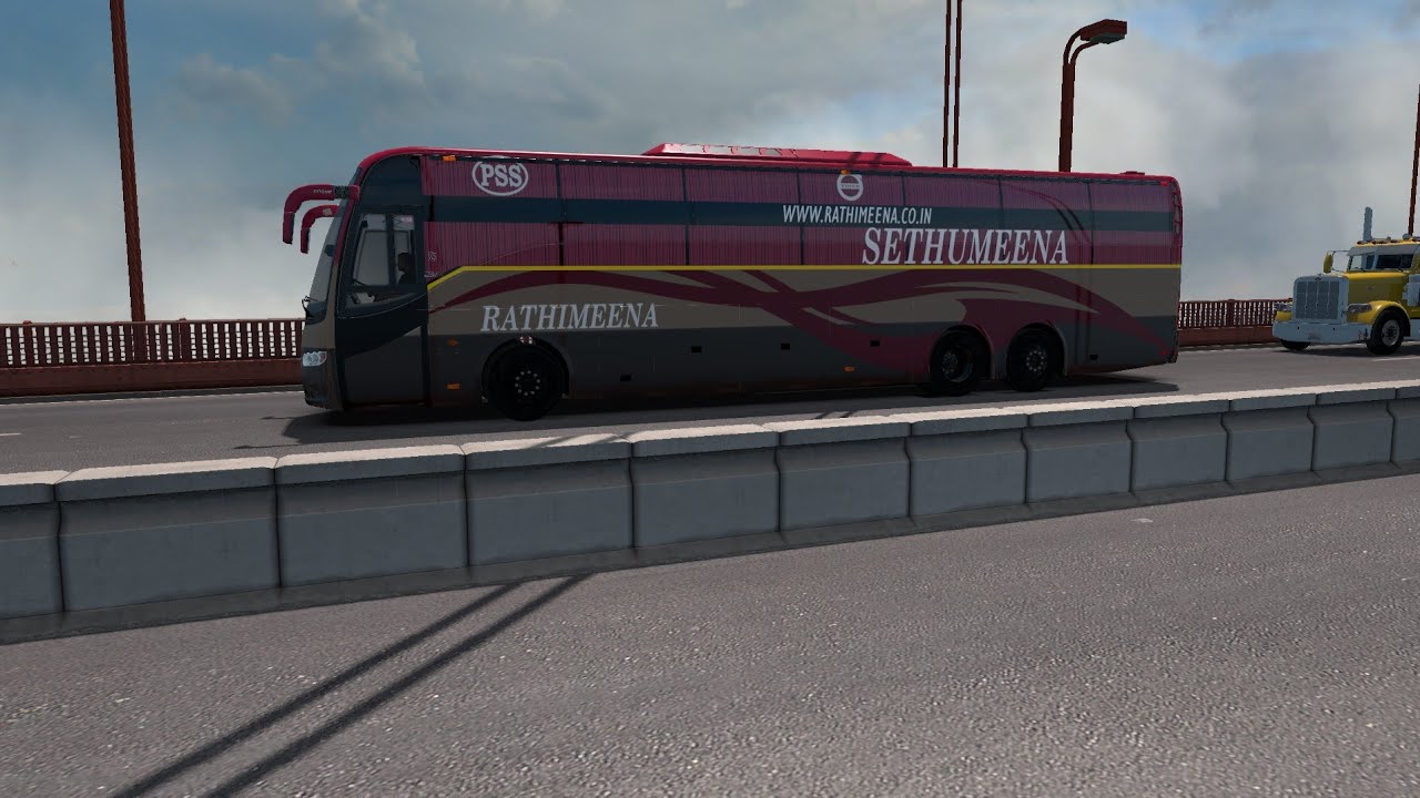 🌕RATHIMEENA TRAVELS volvo sleeper coach bus RUNNING WITH GOOD SPEED ON ...