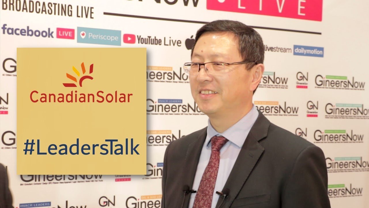 #LeadersTalk with Canadian Solar's Chairman and CEO, Shawn Qu - YouTube