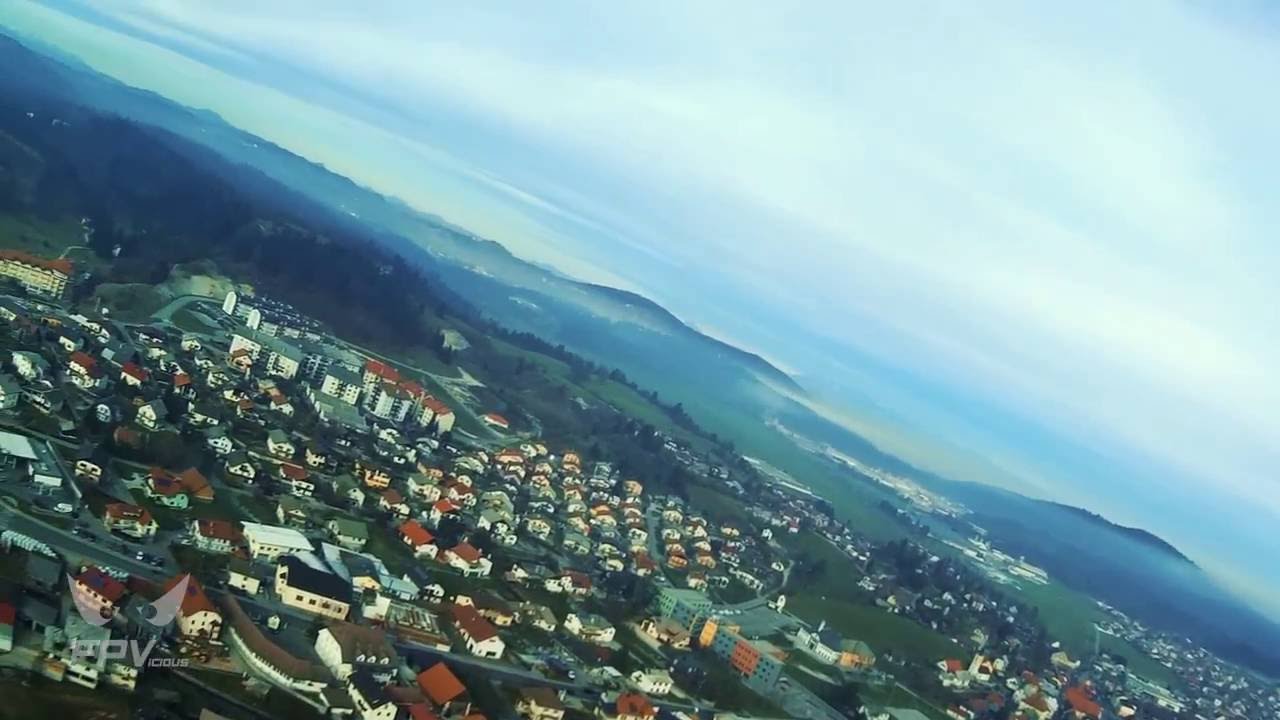 Logatec From Air (Panoramic Flight With FPV Plane) - YouTube
