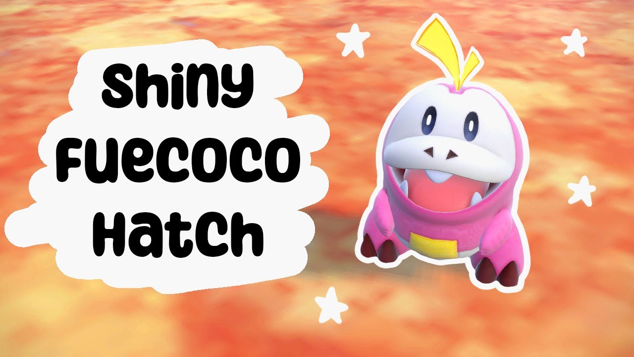 Shiny Fuecoco Hatch - 266 Eggs - YouTube