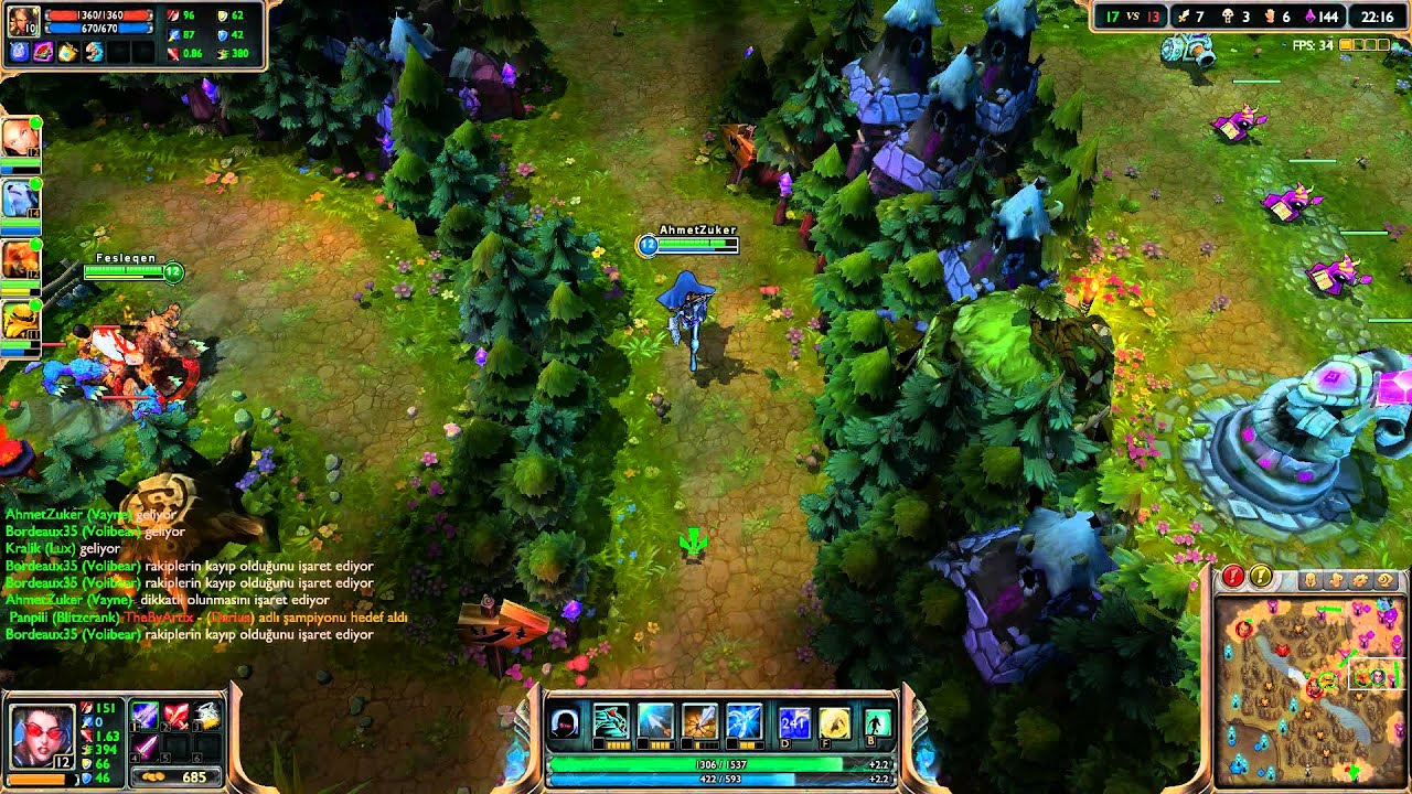 League of Legends Vayne Bot Türkçe Gameplay[HD] - YouTube