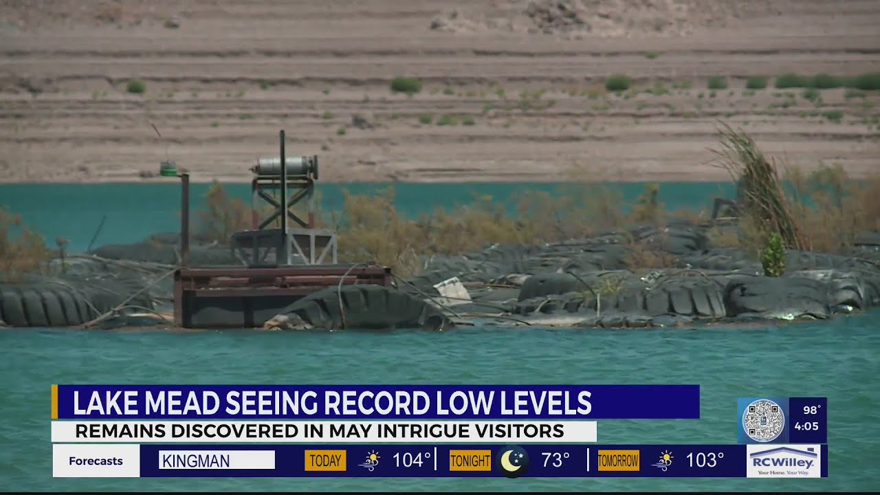 Lake Mead seeing record low levels, remains discovered in May intrigue ...