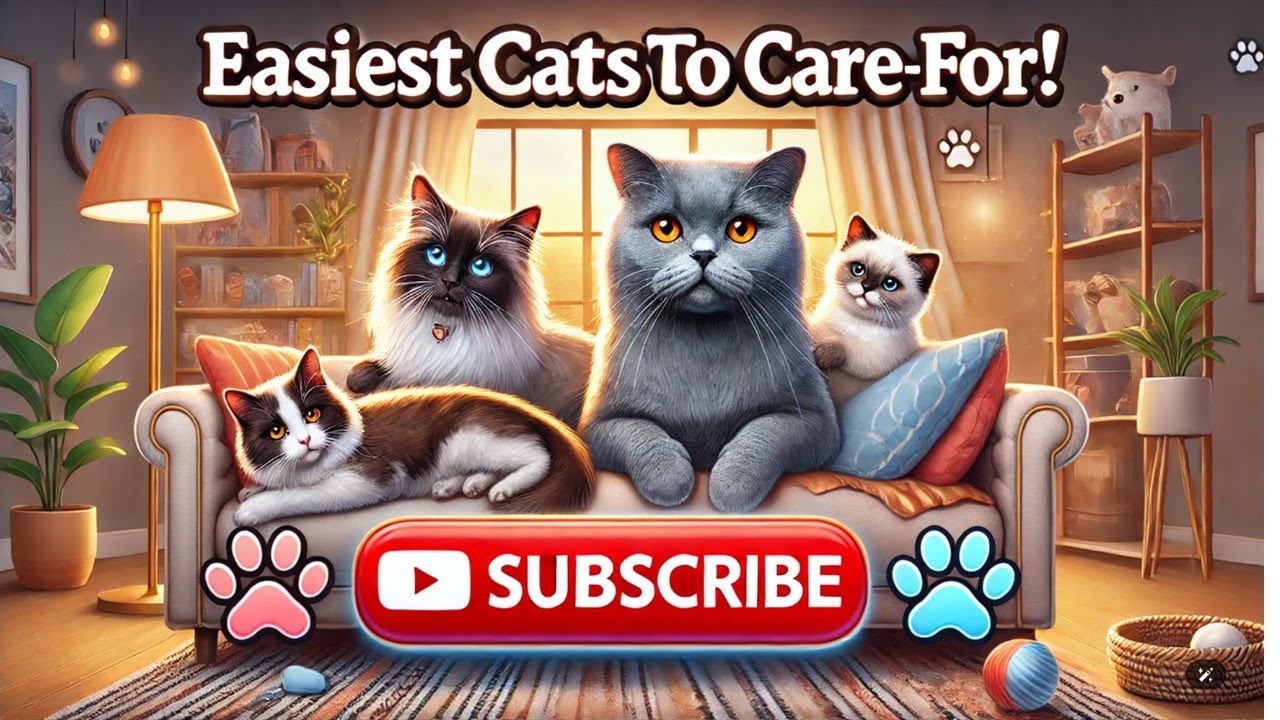 "Top 5 Easiest Cats to Care For! 🐾 Perfect Pets for Any Home!" - YouTube