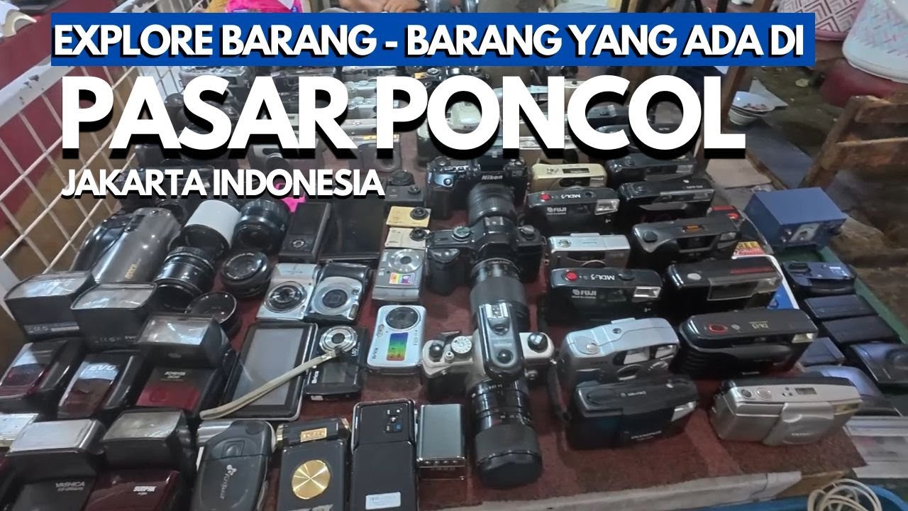 Explore Pasar Poncol Jakarta | Walking Tour Pasar Poncol Flea Market in ...