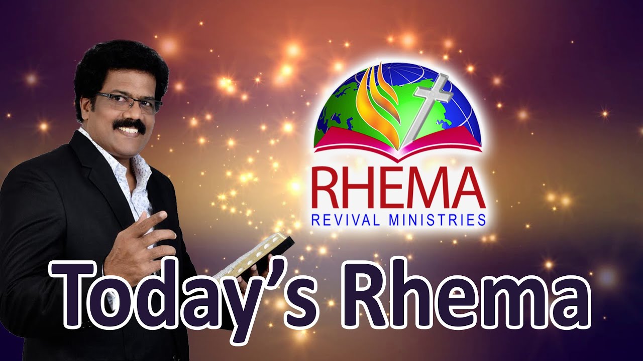 Today's Rhema :: 28th June 2020 :: BRO.GODWIN MOSES - YouTube
