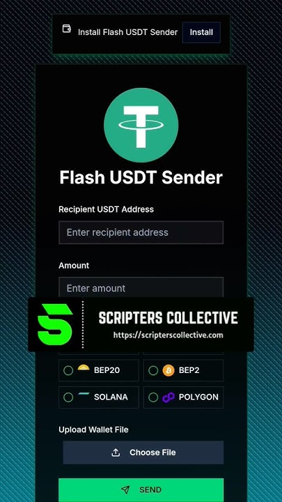 🚀 Flash USDT Sender 🔐 | Install Now & Secure Access 🔑 | Get Your Access Key Today! - YouTube