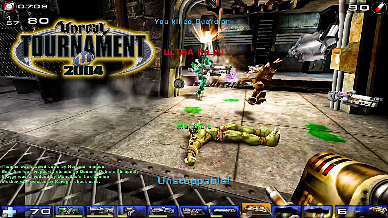 Unreal Tournament 2004 Deathmatch Corrugation Gameplay | Greatest First ...