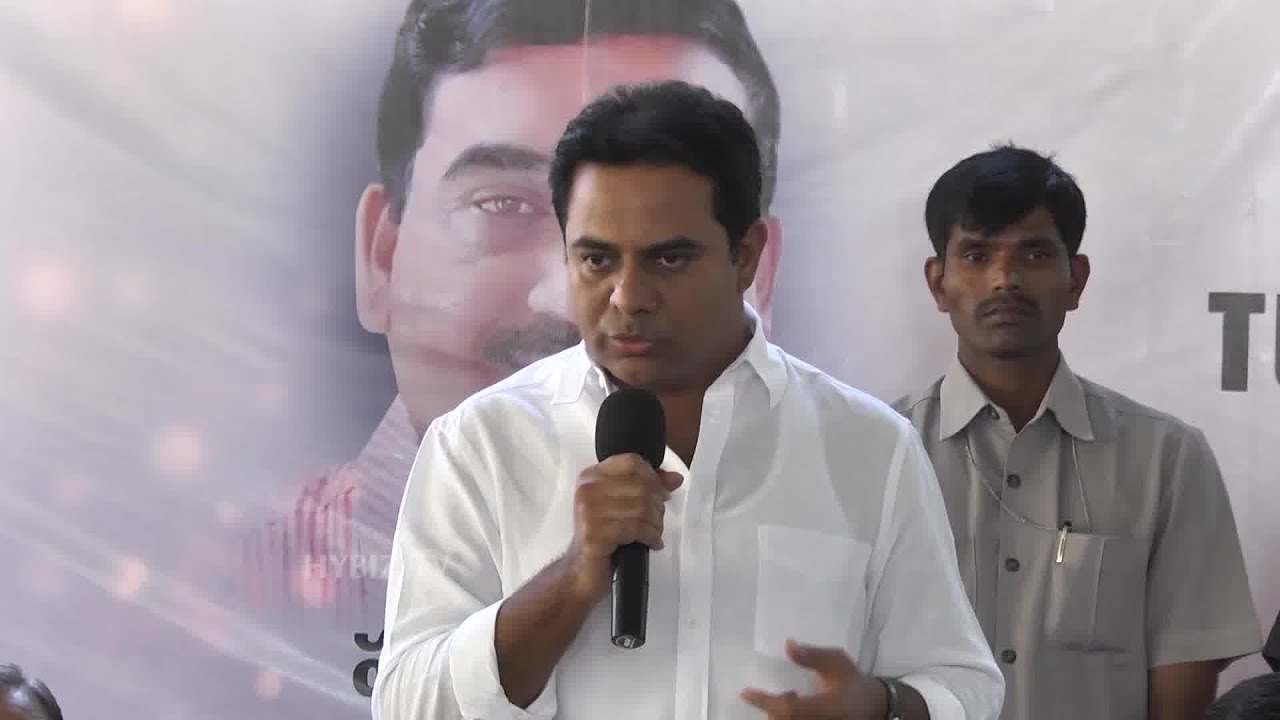 KTR Condolences On The Death Of Hari Prasad At Press Club - Hybiz.tv ...