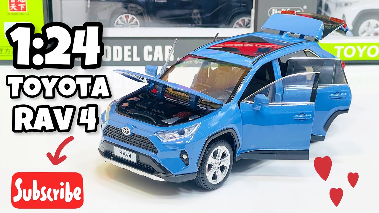 1:24 Diecast Toyota Rav 4 | Detailed Satsfying Video - YouTube