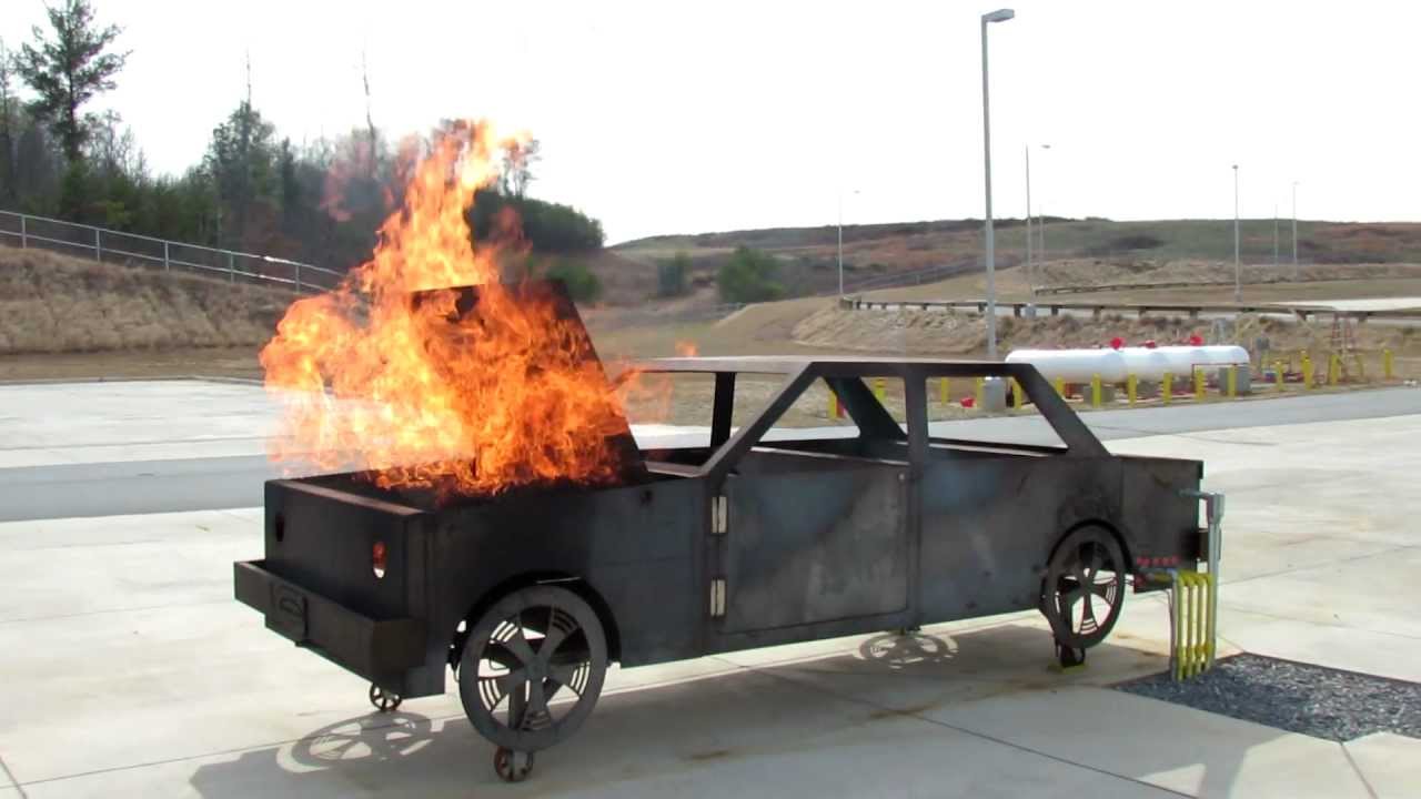 Car Fire Training - YouTube