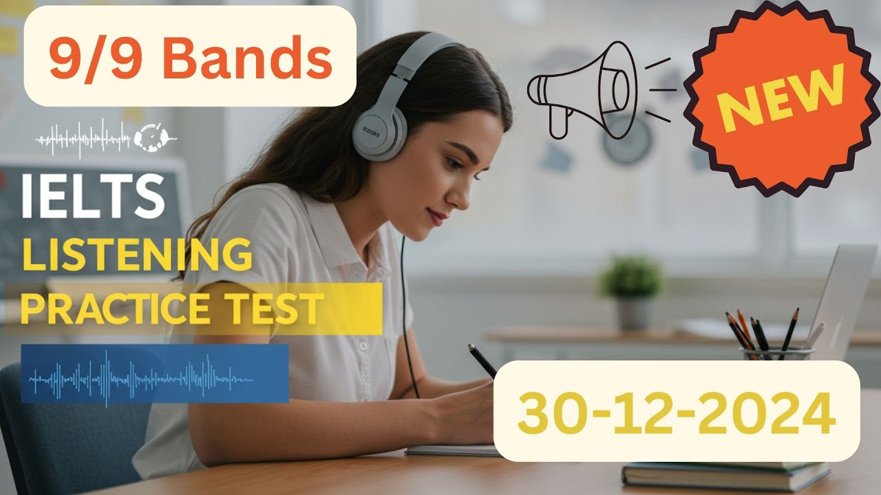 IELTS PRACTICE TEST WITH ANSWERS | 30-DEC-2024 | #IELTS #IELTS2024 # ...