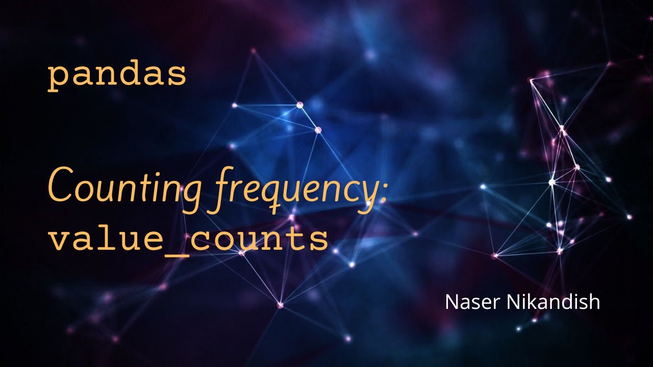 Counting data frequency in pandas - YouTube