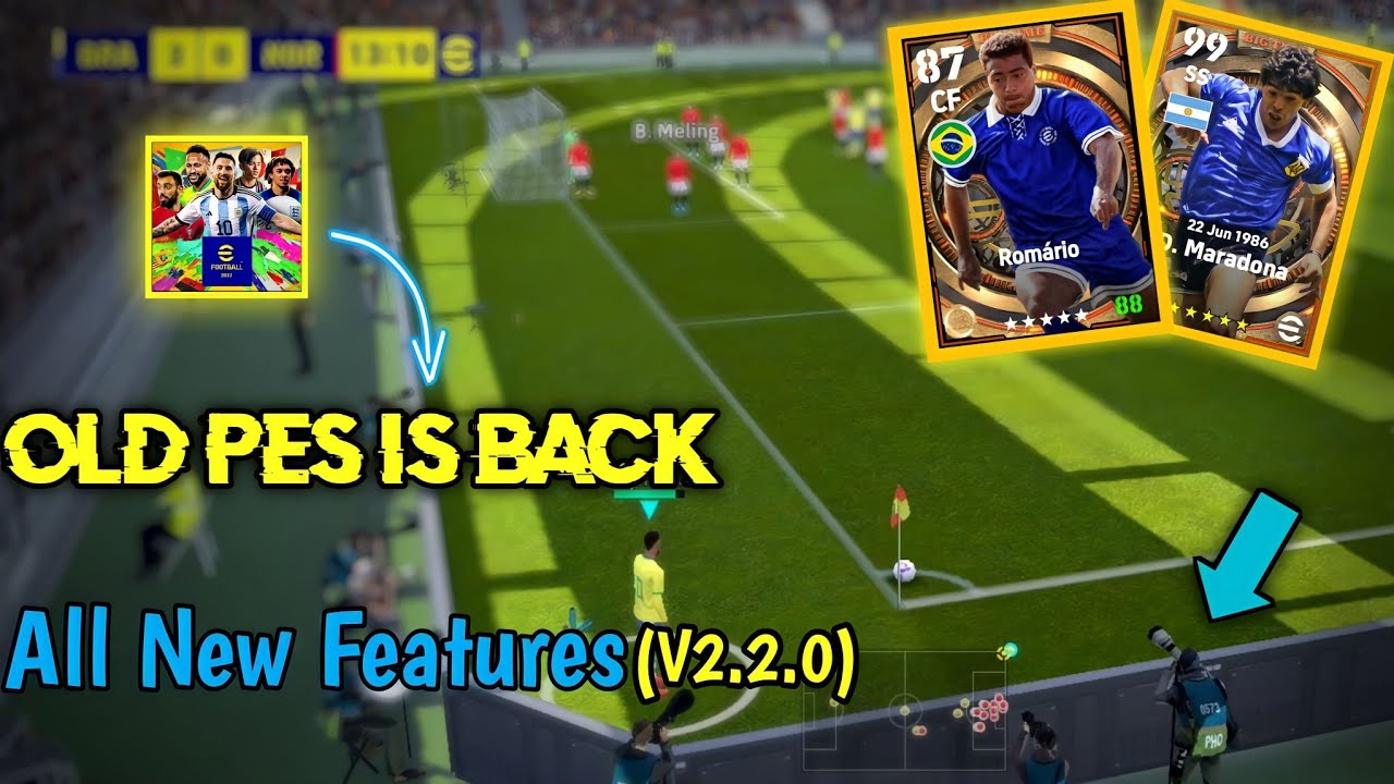 All New Features V2.2.0 | efootball Update 2023 | Old Pes Is Back😮 ...