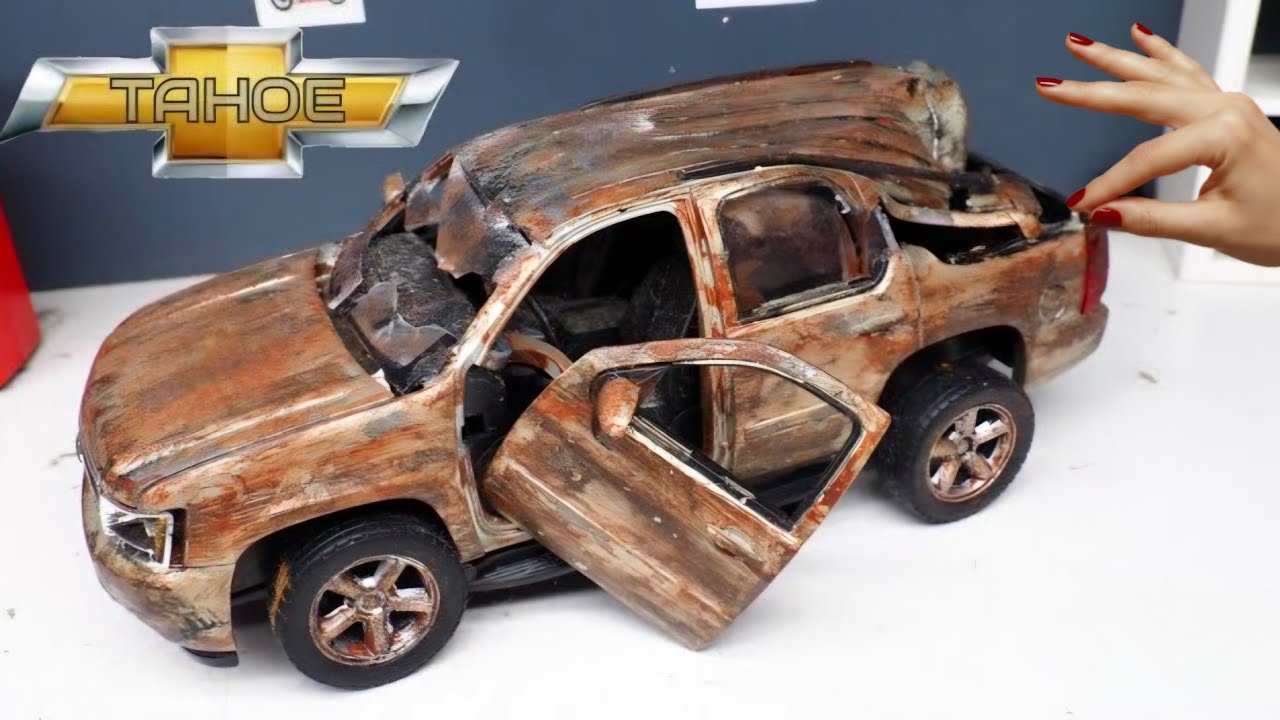 Restoration Damaged Chevrolet Tahoe - YouTube
