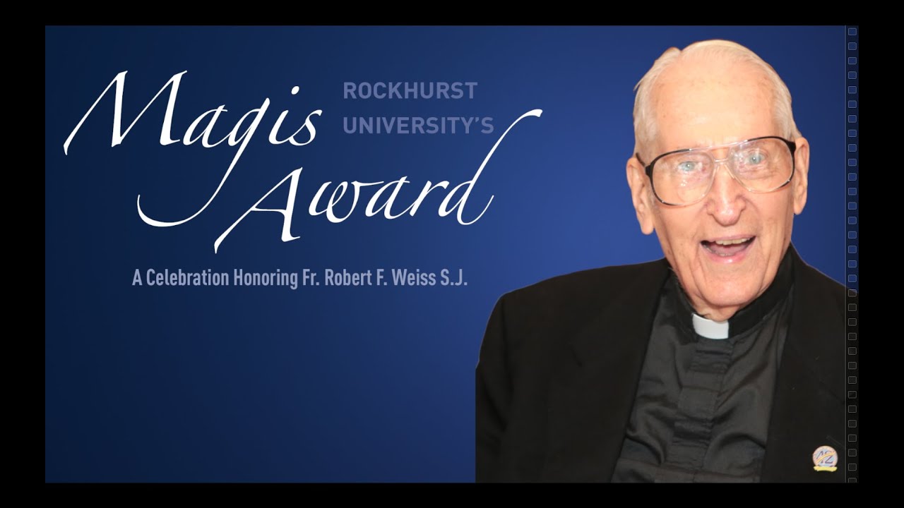 Magis Award honoring Fr. Robert F. Weiss, S.J. - YouTube